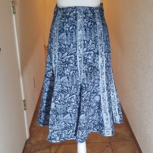 Peruvian Connection | Skirts | Peruvian Connection Floral Skater Skirt ...